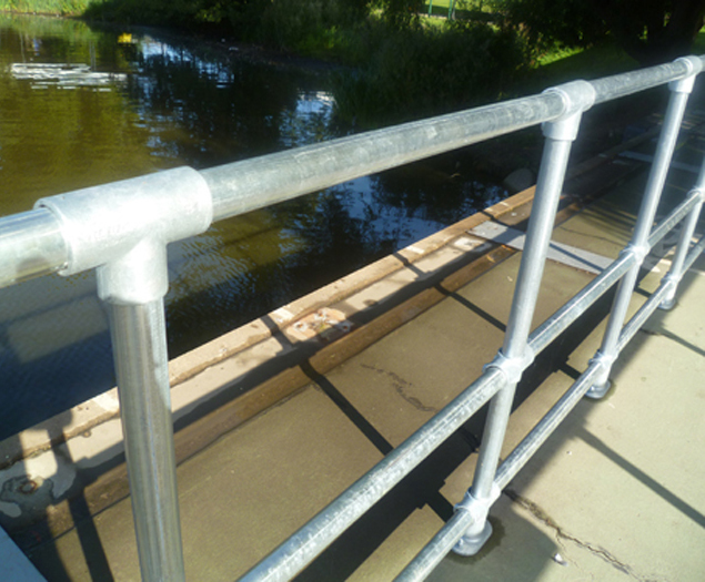 Permanent handrail system - University of York | Kee Systems | ESI ...