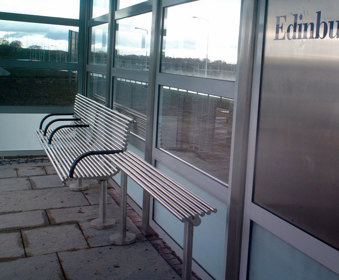 Perch stainless steel seat | Benchmark Design | ESI External Works