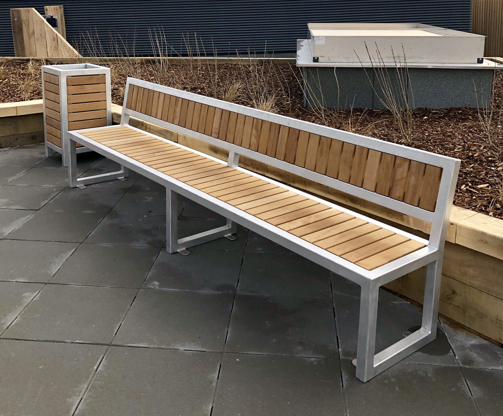 External furniture for sustainable IKEA rooftop garden | Benchmark ...