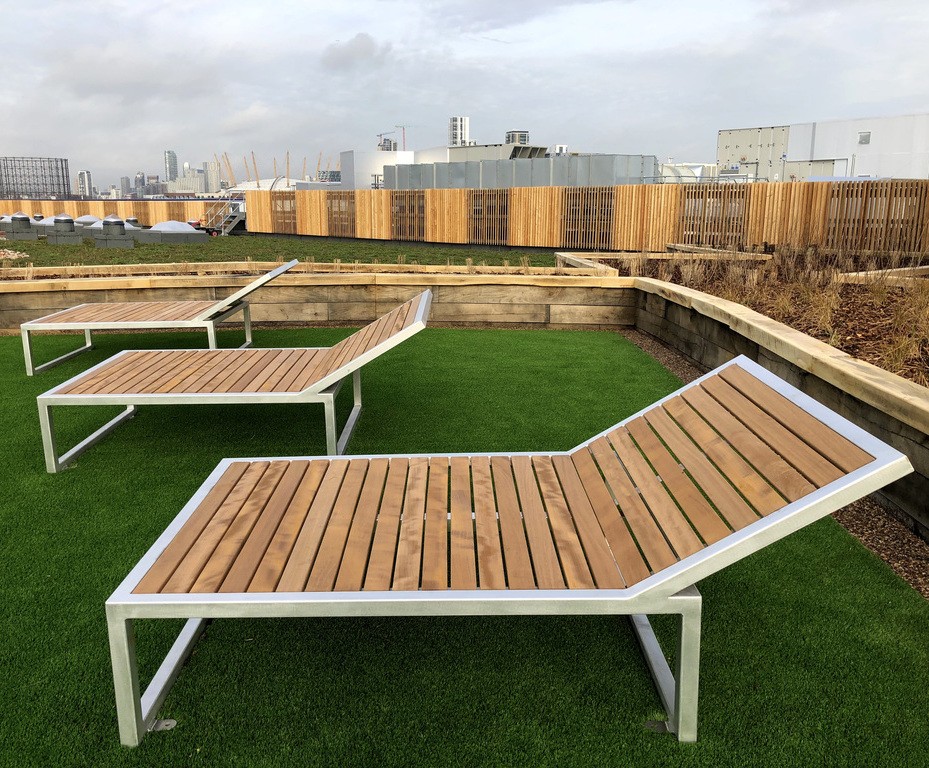 External furniture for sustainable IKEA rooftop garden | Benchmark ...
