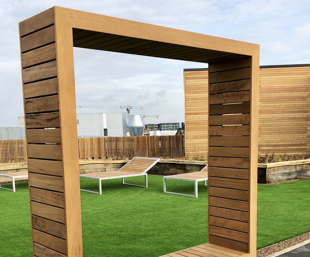 External furniture for sustainable IKEA rooftop garden | Benchmark ...