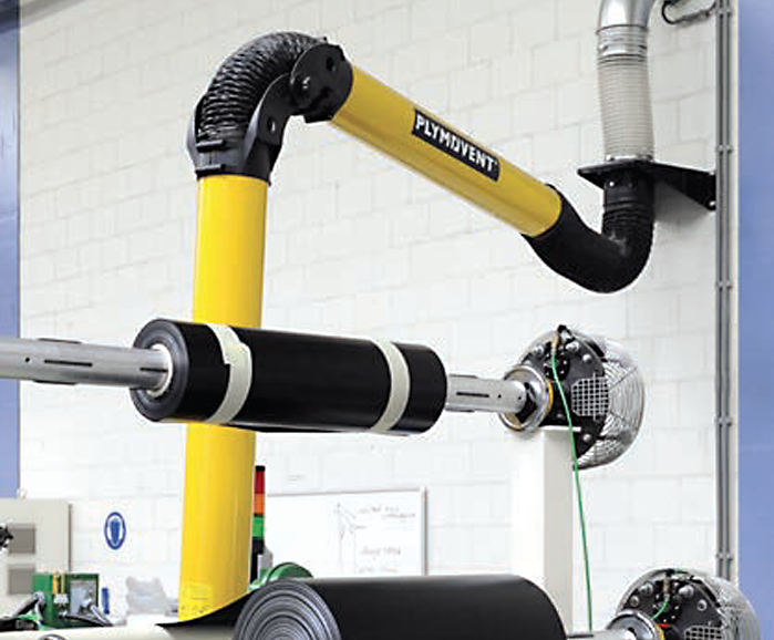 KUA extractor arm | Plymovent | ESI Building Services