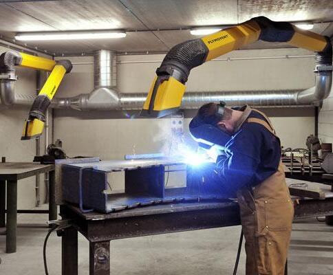 UltraFlex 3 to 4m extraction arm, including low ceilings | Plymovent ...