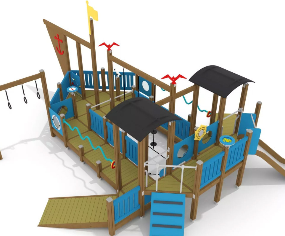 Inclusive Play Ship - large accessible themed play ship | Redlynch ...