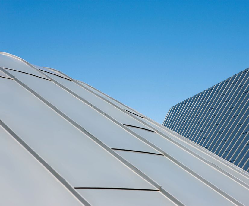Double-lock standing seam zinc roofing | RHEINZINK | ESI Building Design
