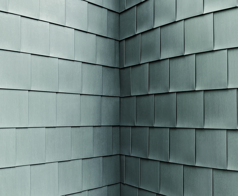 Flat lock tile facade and roofing system for apartments | RHEINZINK | ESI Building Design