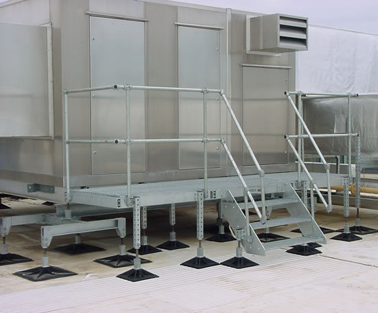 Roof-Pro support for building services on flat roof | Roof-Pro | ESI ...