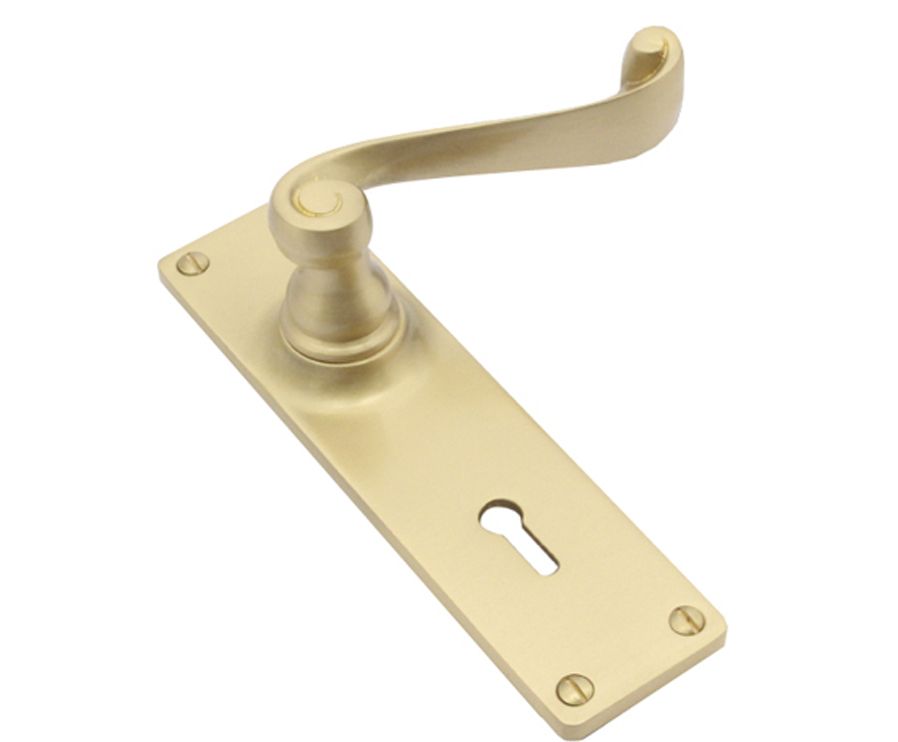 Classic Range - brass lever handles | Silver Kite | ESI Interior Design