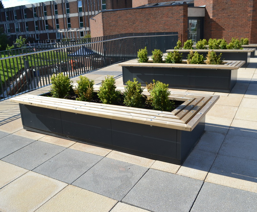 Stratum planter / seating unit | Street Design | ESI External Works