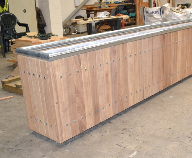 Castleton timber planters - Rochdale town centre | Street Design | ESI ...