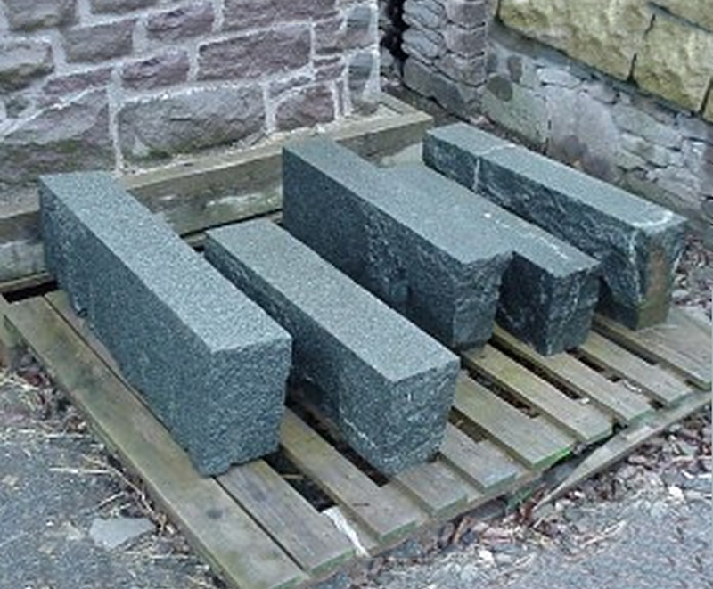 New hand-made Scottish Whin kerbstones | Tradstocks | ESI External Works