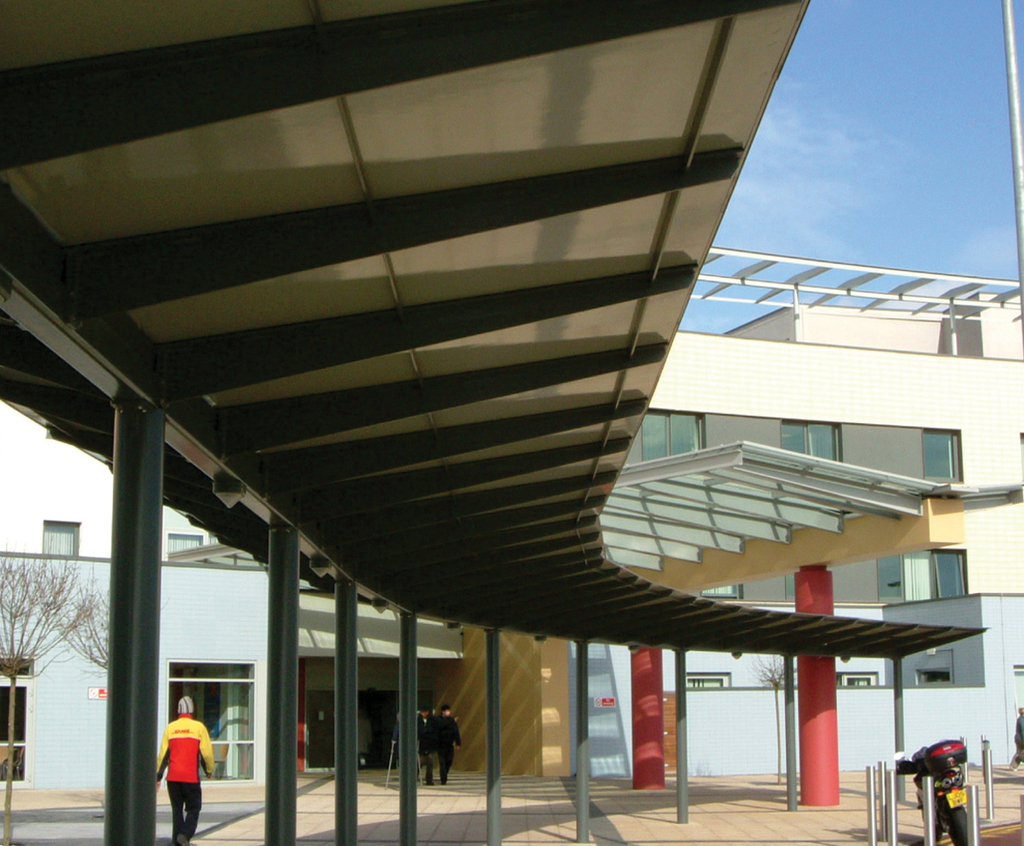 Bespoke entrance canopies | Trueform | ESI Building Design