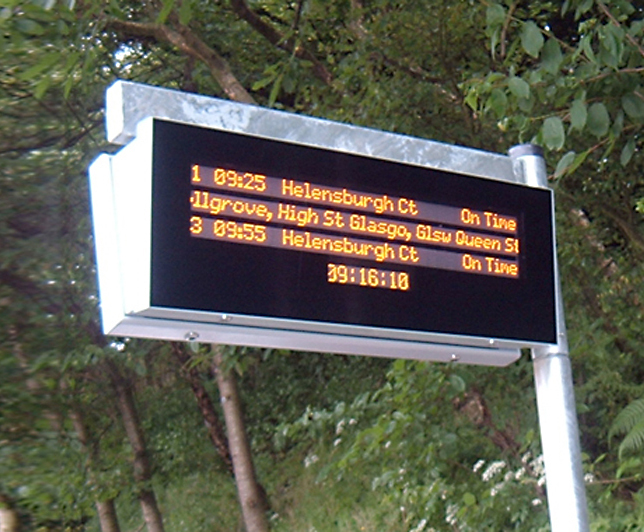 LED CRT Replacement railway station information displays | Trueform ...