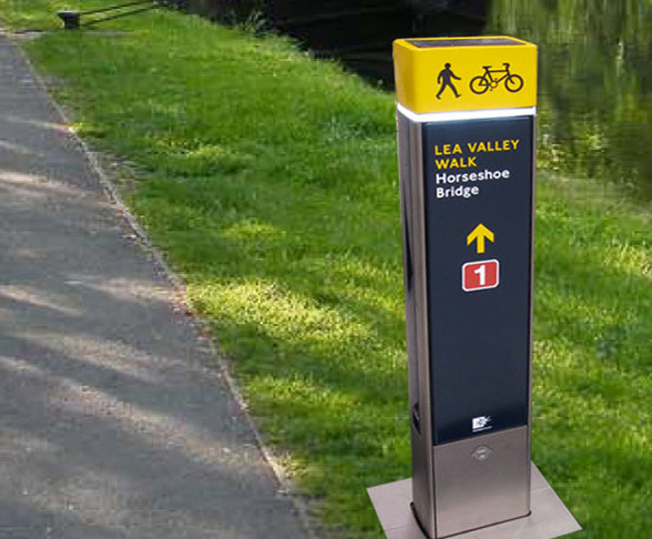 Legible London wayfinding units for Greater London | Trueform | ESI ...