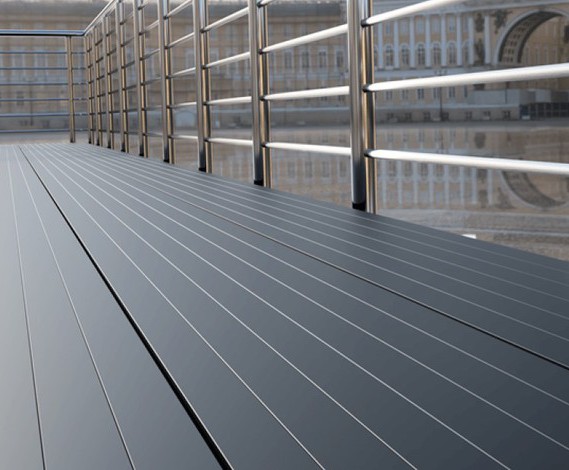 Adek non-combustible aluminium decking system | Ecodek | ESI External Works