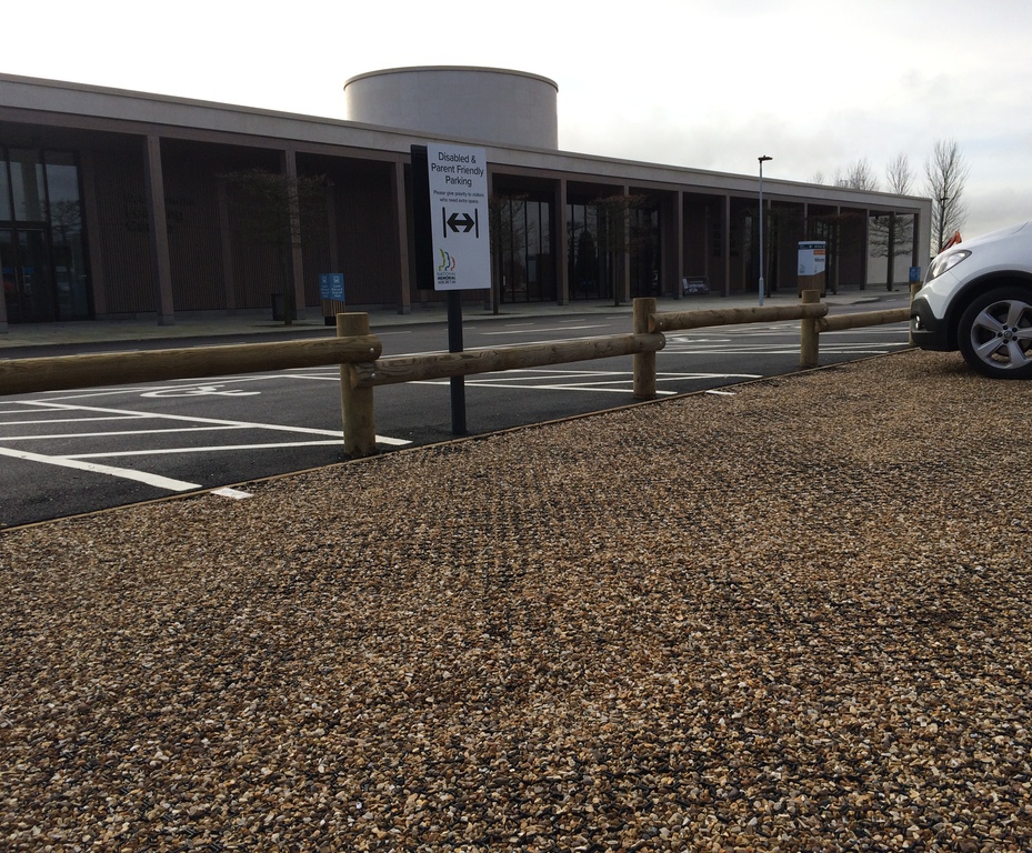 Gravel-filled car park - National Memorial Arboretum | Terram | ESI ...