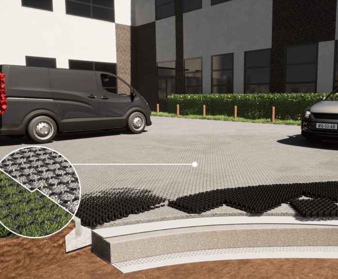 Bodpave™ 40 interlocking cellular porous paving | Terram | ESI External ...