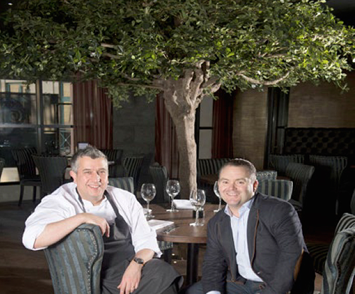 Lifesize bespoke artificial olive tree for restaurant | Livingreen ...