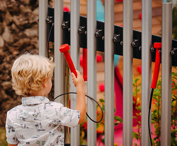 Freechimes outdoor musical chimes | Percussion Play | ESI External Works