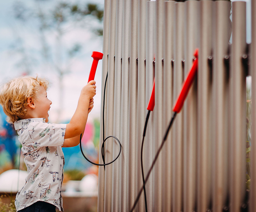 Freechimes outdoor musical chimes | Percussion Play | ESI External Works