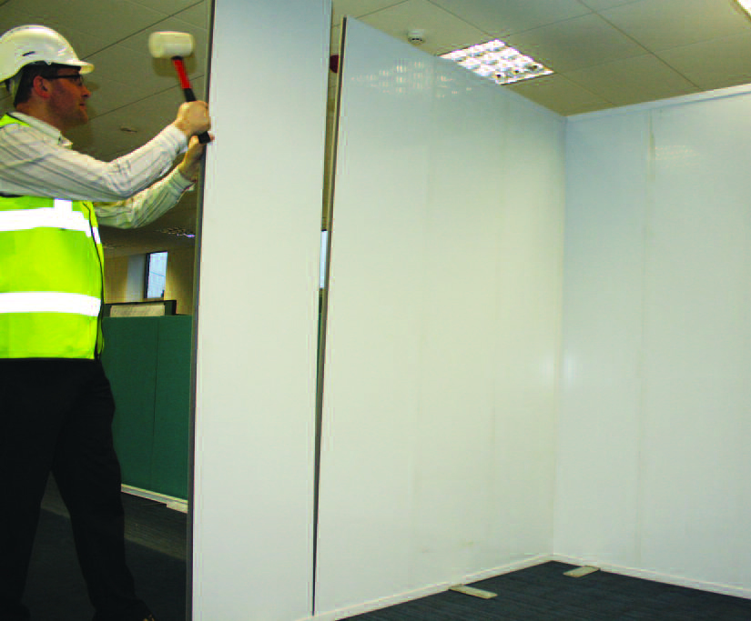 Hoardfast Standard uPVC temporary internal hoarding | Westgate | ESI ...