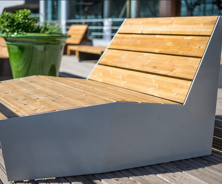 BLOC sunbench | Vestre Ltd | ESI External Works