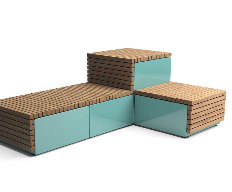 CODE square module bench | Vestre Ltd | ESI External Works