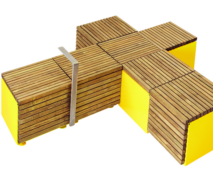 CODE square module bench | Vestre Ltd | ESI External Works