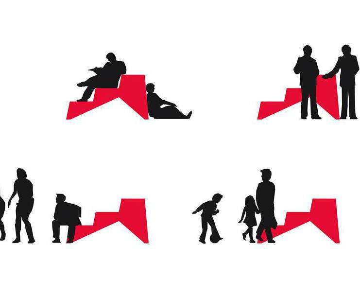 STOOP bench | Vestre Ltd | ESI External Works