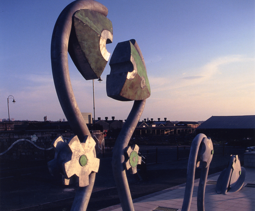 Slipstream nautical-themed sculpture - Dalmarnock Bridge | Joseph ...