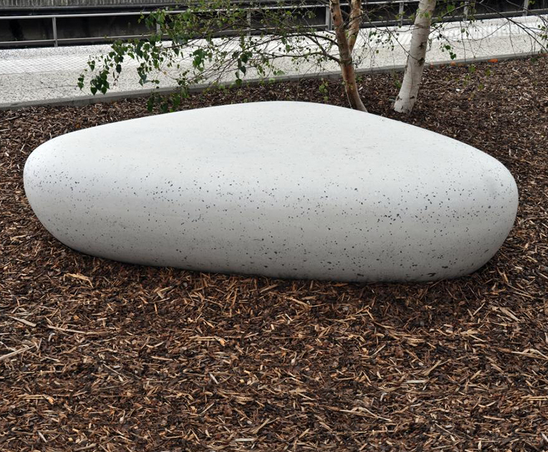 Galet VI concrete bench | URBASTYLE® | ESI External Works