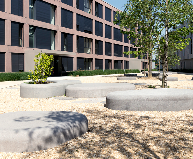 Nuton co-ordinated concrete street furniture collection | URBASTYLE ...