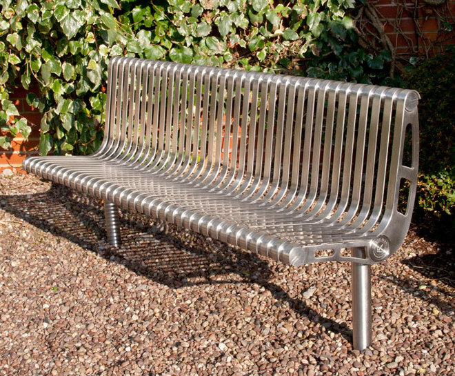 Tula stainless steel seat | Goose Foot Street Furniture | ESI External ...