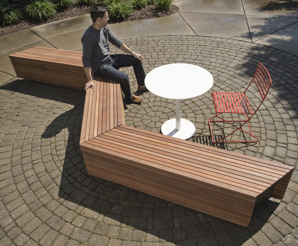 Parallel 42 bench by Landscape Forms | Artform Urban Furniture | ESI ...