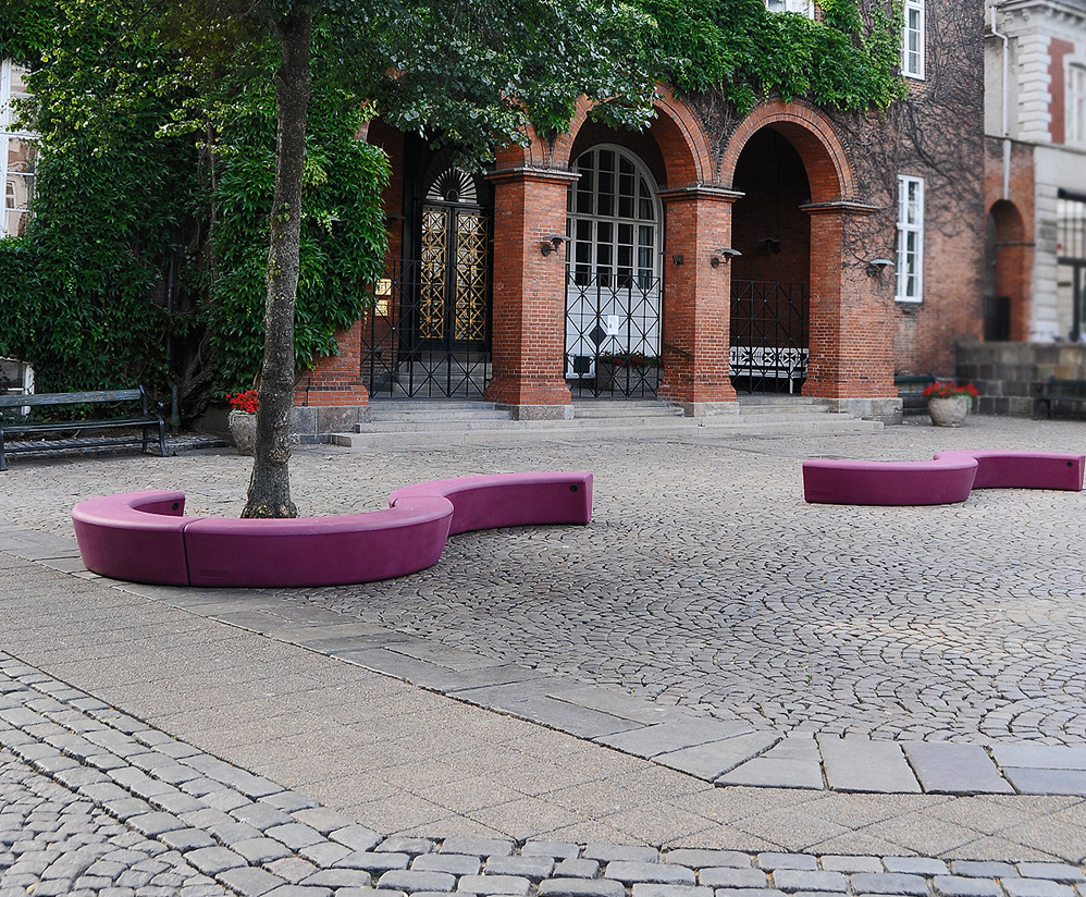 Loop Arc polyethylene curved indoor seating | Artform Urban Furniture ...