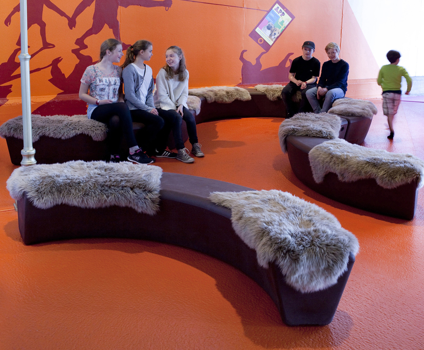 Loop Arc polyethylene curved indoor seating | Artform Urban Furniture ...