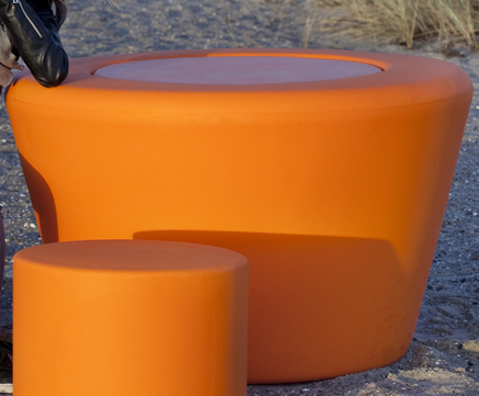 Loop Cone polyethylene indoor Table | Artform Urban Furniture | ESI ...