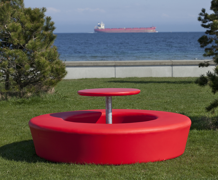 Loop Table for Loop Bench | Artform Urban Furniture | ESI Interior Design