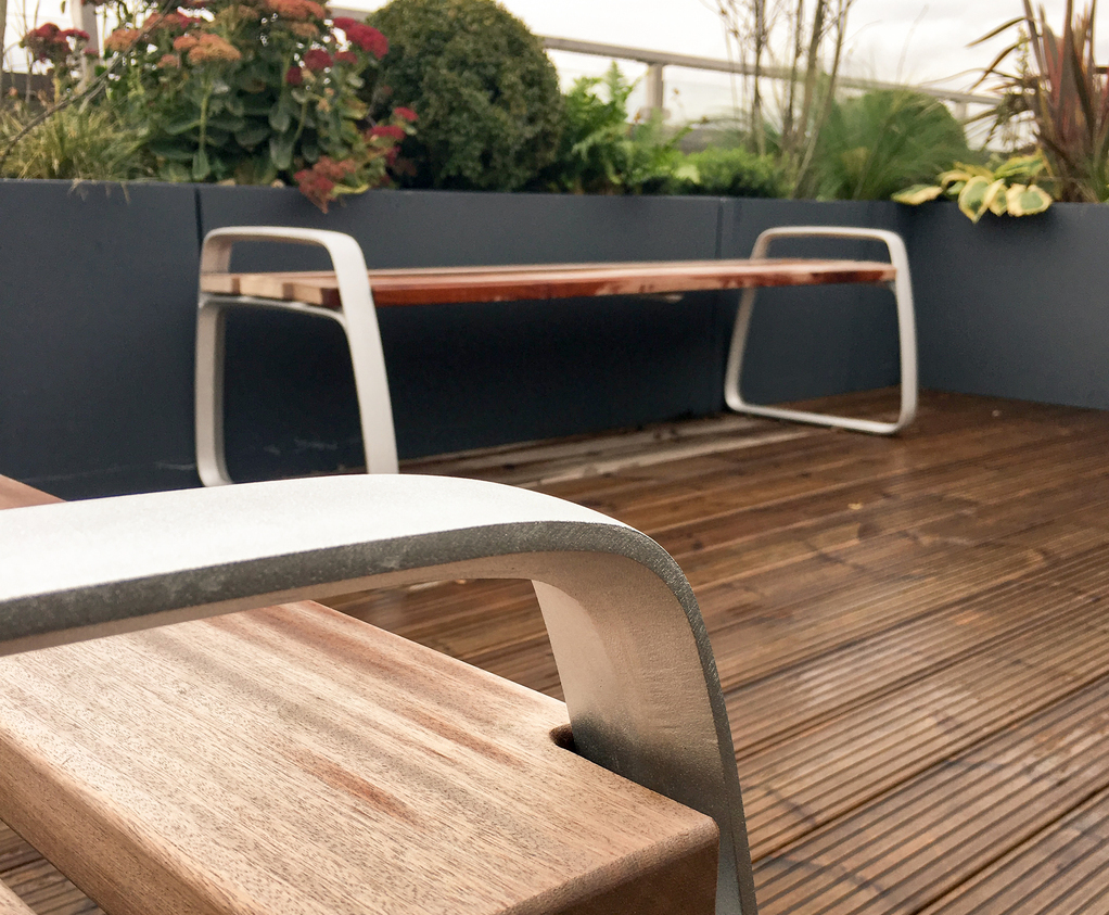 Benches for terraces for a new apartment building | Artform Urban ...