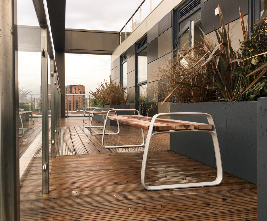 Benches for terraces for a new apartment building | Artform Urban ...