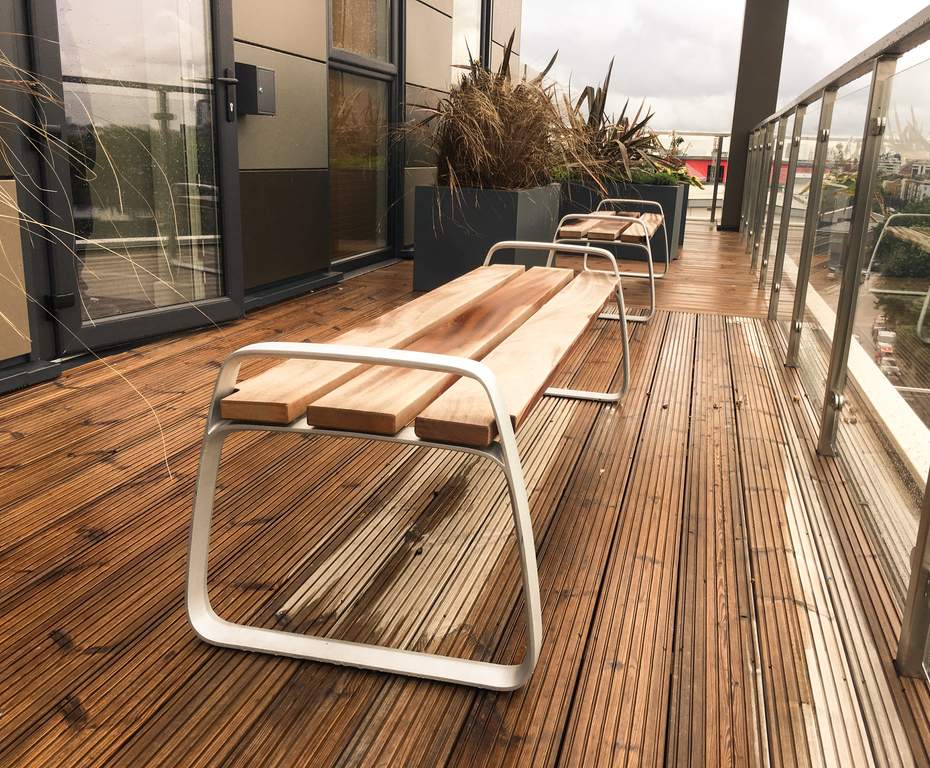 Benches for terraces for a new apartment building | Artform Urban ...