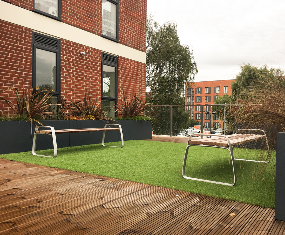 Benches for terraces for a new apartment building | Artform Urban ...