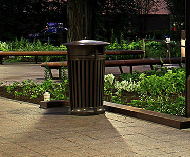 Poe Litter Bin | Artform Urban Furniture | ESI External Works