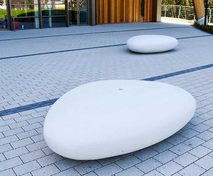 Stone seating for Montem Ice Arena, Slough | Artform Urban Furniture ...