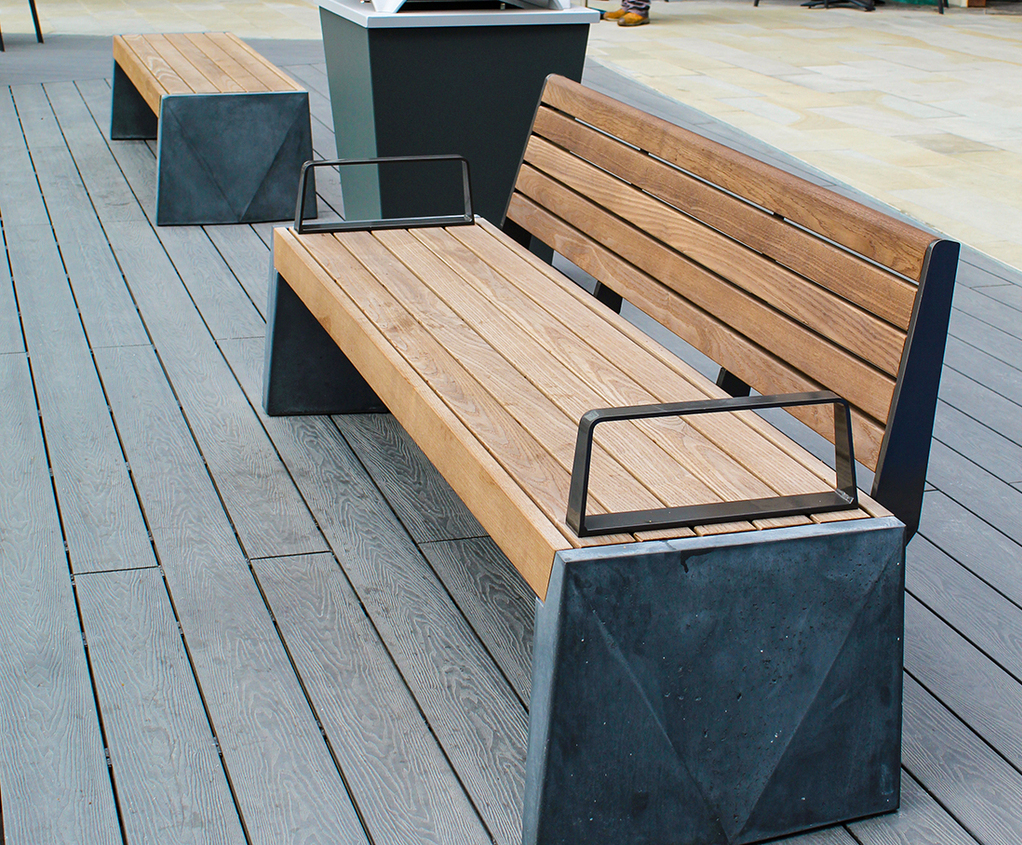 STRATA Beam seat and bench by Landscape Forms | Artform Urban Furniture ...