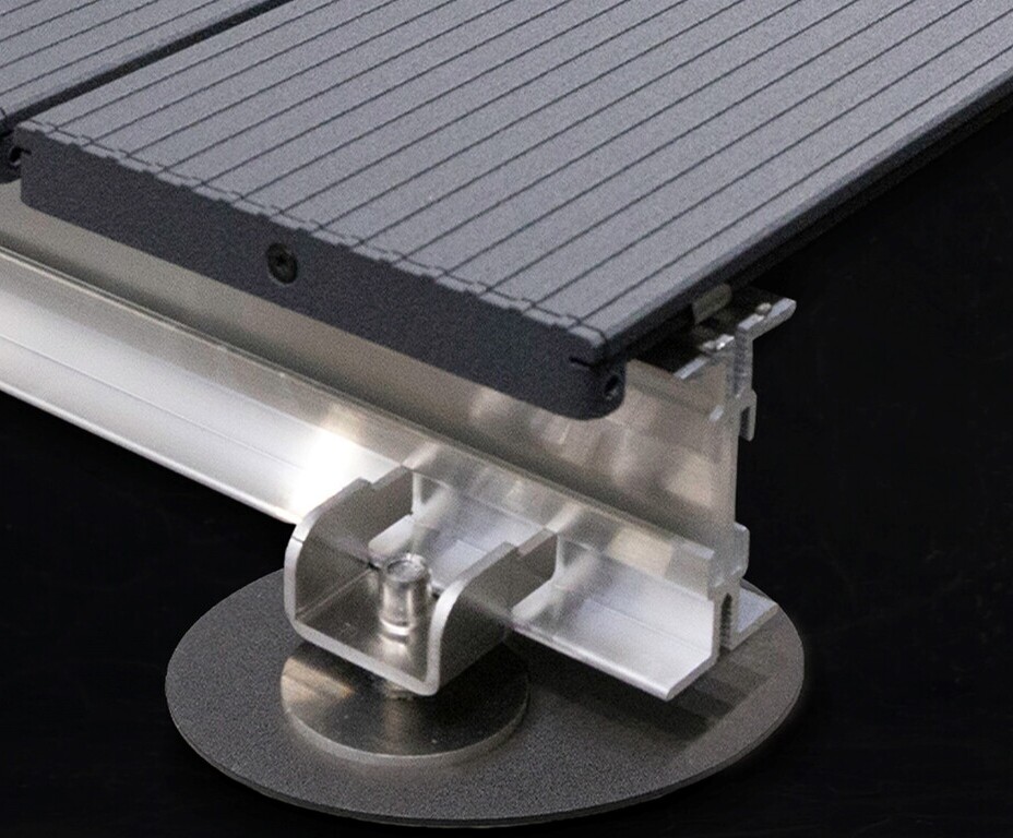 AR-DECK aluminium A-rated decking and sub-frame system | Alfresco ...