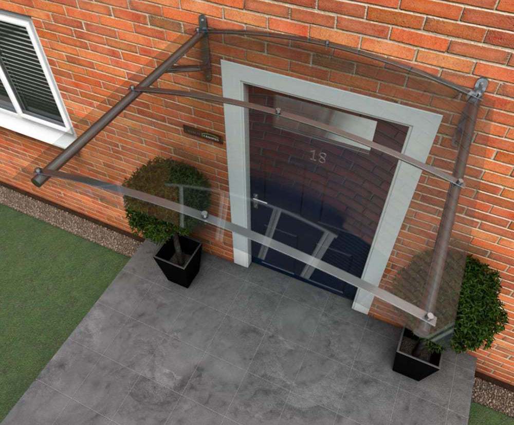 Type D arched polycarbonate door canopy | House of Canopies | ESI ...