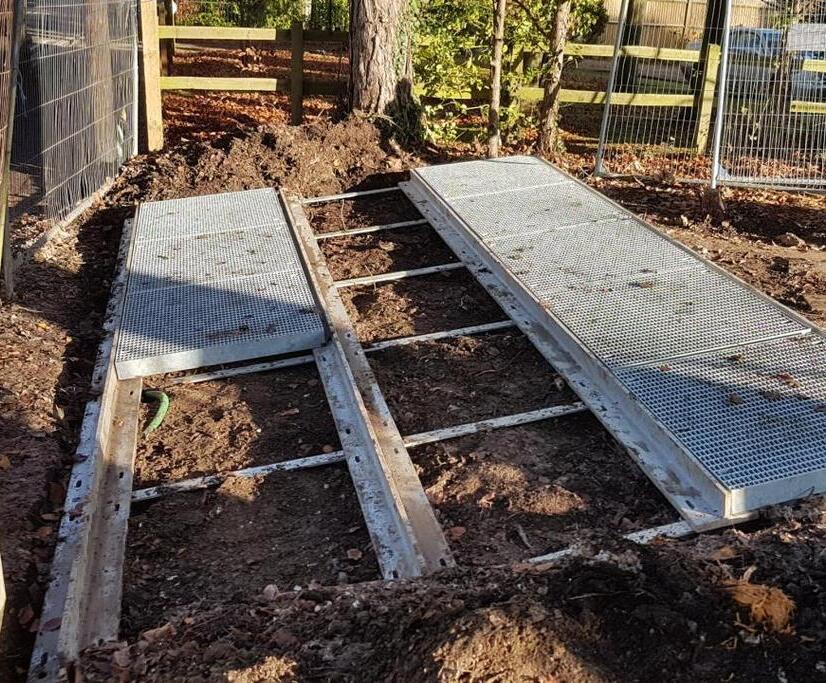 RB heavy duty tree root protector for new driveway | Green Grid Systems ...