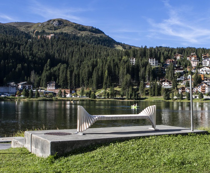 simple sculptured bench by moveart | All Urban | ESI External Works