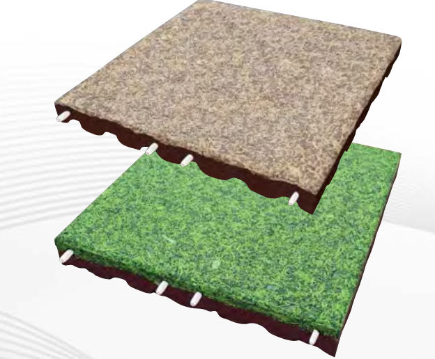 EUROFLEX® impact protection slab EPDM Mulch | TVS Play Surfaces | ESI ...